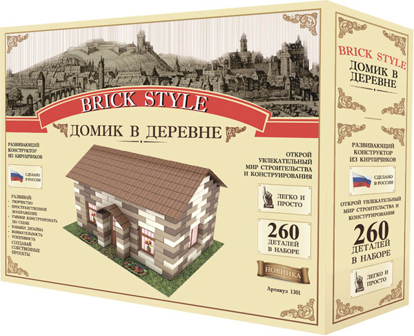 Конструктор из мягких кирпичиков "Домик в деревне" - купить в магазине ...